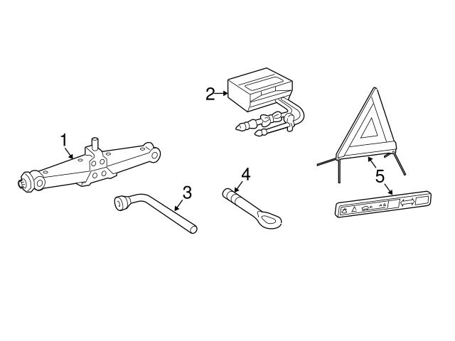 Genuine Mercedes 171890009764 Multi Purpose Tool Set - Mercedes ...