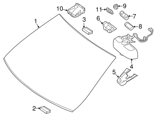 Genuine Mercedes 1728208710649107 Combination Switch - Mercedes ...