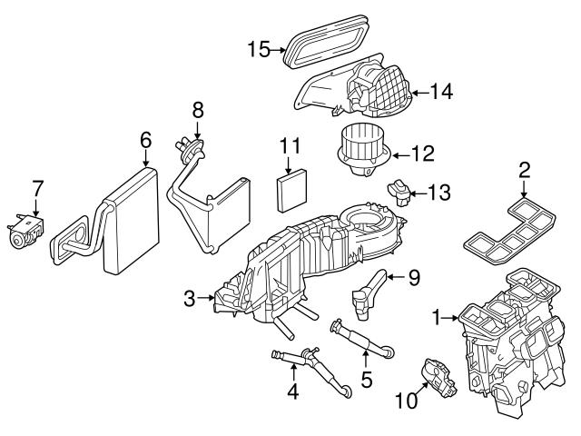 Genuine Mercedes 1729065200 Blower Motor - Mercedes