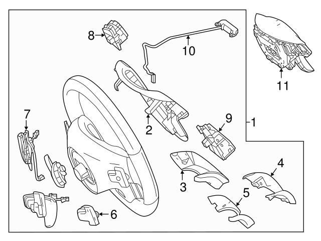 Genuine Mercedes 2044600825 Tilt Steering Motor - Mercedes | 2044600025 ...