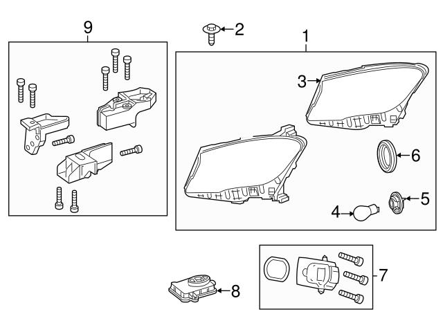 Genuine Mercedes 1769004104 Xenon Lighting Ballast; Front Left/Right ...