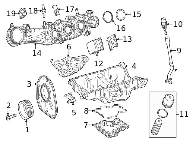 Genuine Mercedes 1770980507 Intake Manifold; Right - Mercedes