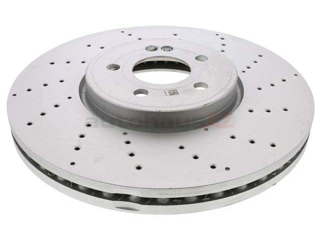 Genuine Mercedes 1774211000, A1774211000 Disc Brake Rotor; Front - Mercedes