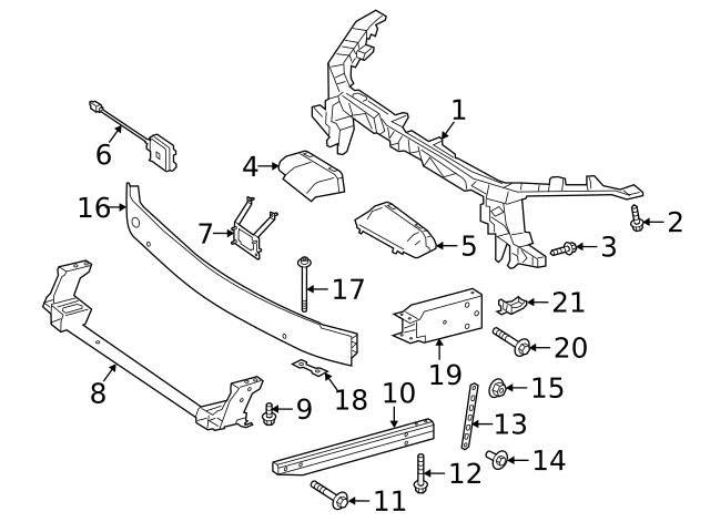 Genuine Mercedes 1775050400 Radiator Support Air Duct; Left - Mercedes