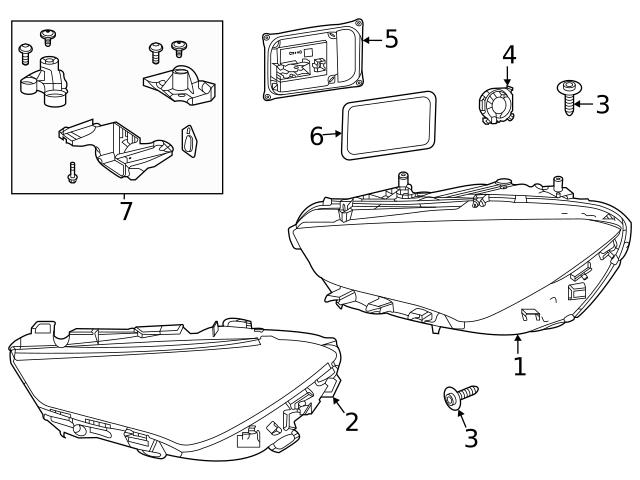 Genuine Mercedes 177820180164 Headlight Restoration Kit; Right | 1778201801