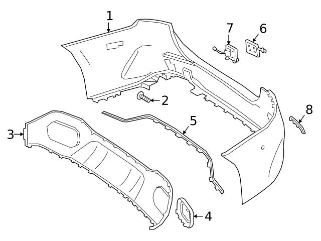 Genuine Mercedes 17788508039149 Tow Eye Cap; Upper - Mercedes ...
