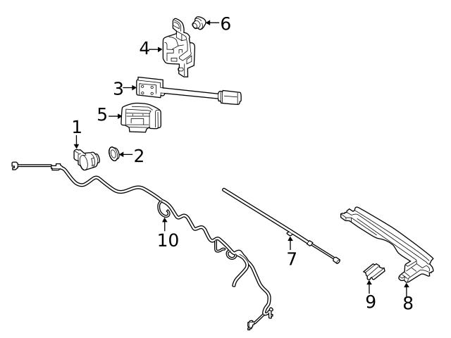 Genuine Mercedes 1778856701 Anti-Theft Infrared Sensor Bracket ...