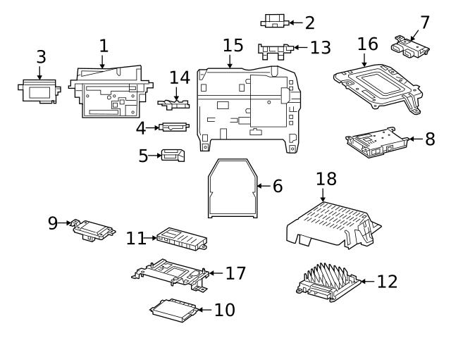 Genuine Mercedes 1779005104 Lighting Control Module - Mercedes ...