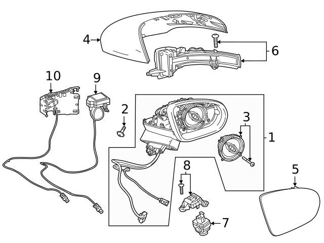 Genuine Mercedes 1779050701 GPS Navigation System Antenna; Right - Mercedes