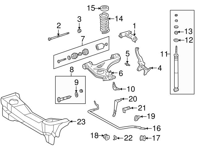 Genuine Mercedes 2023330176 Control Arm Washer; Left, Right - Mercedes