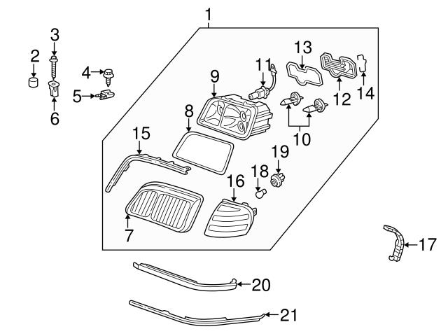Genuine Mercedes 2028260691 Headlight Bulb Cap Seal; Front Rearward ...
