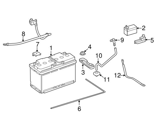 Genuine Mercedes 2029973281 Battery Vent Tube Grommet - Mercedes