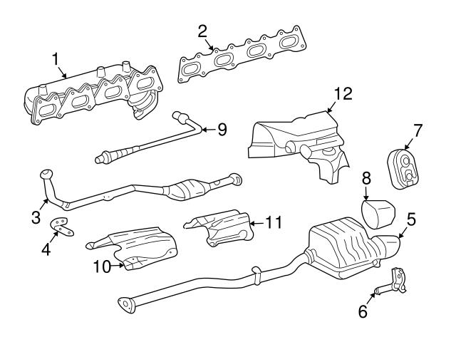 Genuine Mercedes 2034920214 Tail Pipe Tip - Mercedes