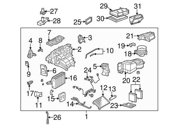 Genuine Mercedes 2038301615 Heater Hose Outlet Tube - Mercedes