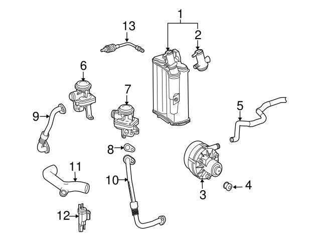 Genuine Mercedes 2044700193 Vapor Canister Purge Solenoid; Left ...