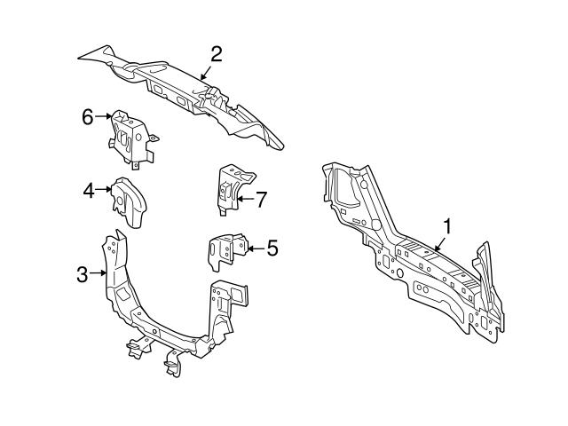 Genuine Mercedes 2046303531 Seat Belt Reinforcement; Rear Left - Mercedes