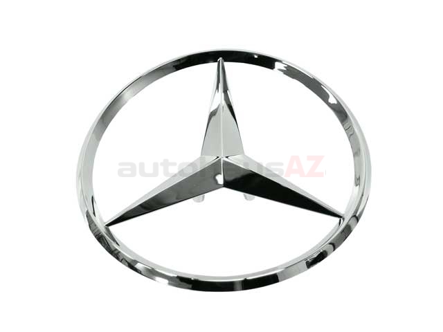 Genuine Mercedes 2047580058, A2047580058 Emblem; Trunk Star - Mercedes