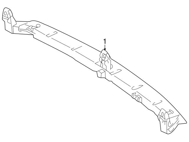 Genuine Mercedes 2048201256 Center High Mount Stop Light; Rear - Mercedes