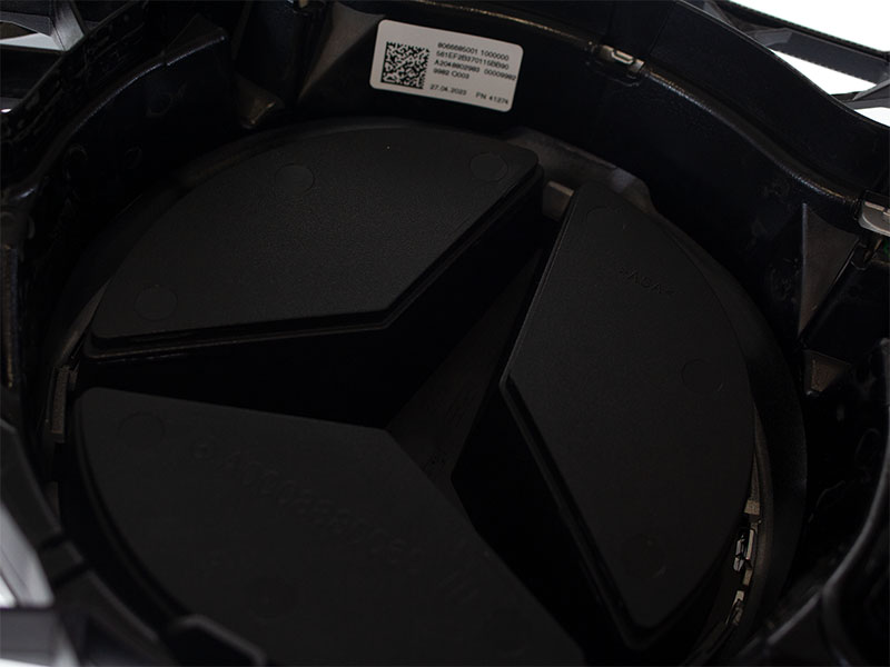 Genuine Mercedes 20488029839982, A20488029839982 Grille; Iridium Silver ...