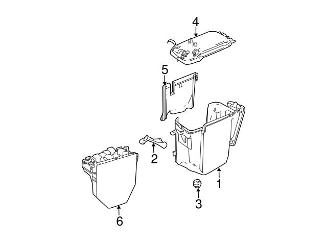 Genuine Mercedes 2049009701 Fuse Box - Mercedes