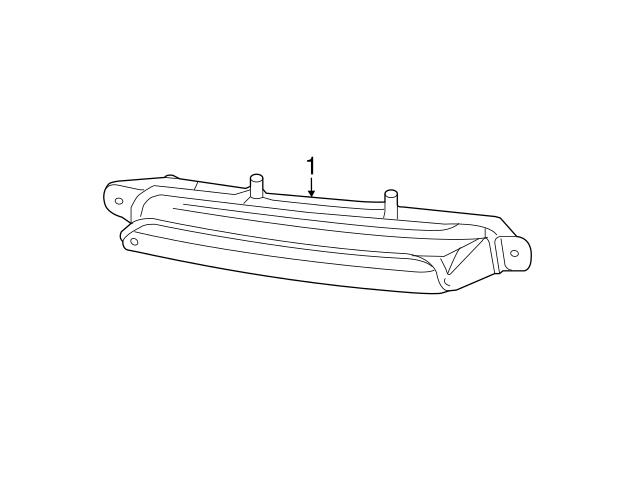 Genuine Mercedes 2049069200 Daytime Running Light; Right, Left ...