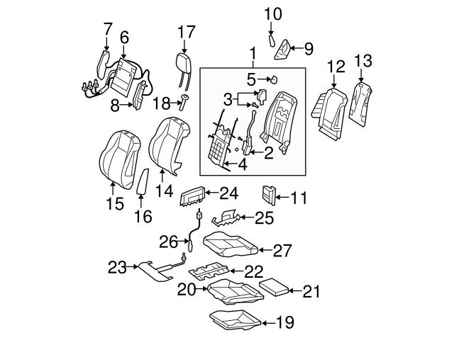 Genuine Mercedes 2042677624, A2042677624 Auto Trans Shift Lever ...