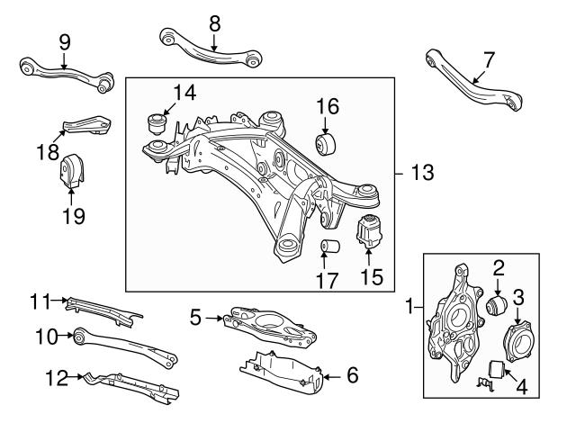 Genuine Mercedes 2053506603 Control Arm; Rear Right Upper - Mercedes ...