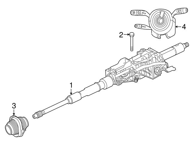 Genuine Mercedes 2054600801 Steering Coupling Boot; Upper - Mercedes