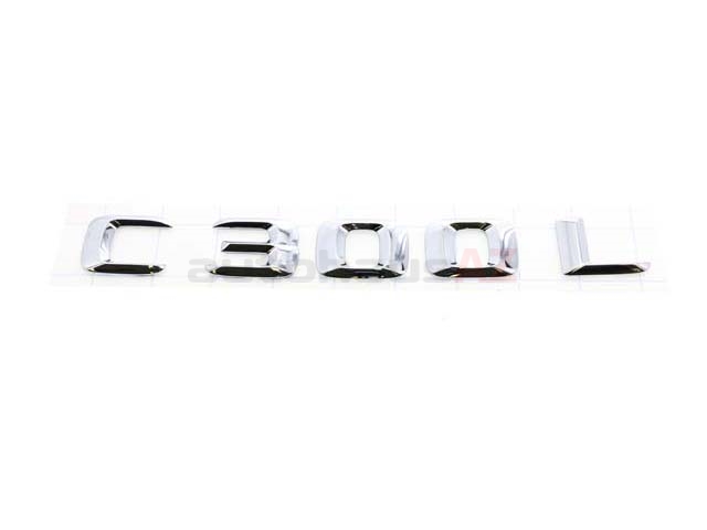 Genuine Mercedes 2058174300, A2058174300 Emblem; Rear - Mercedes