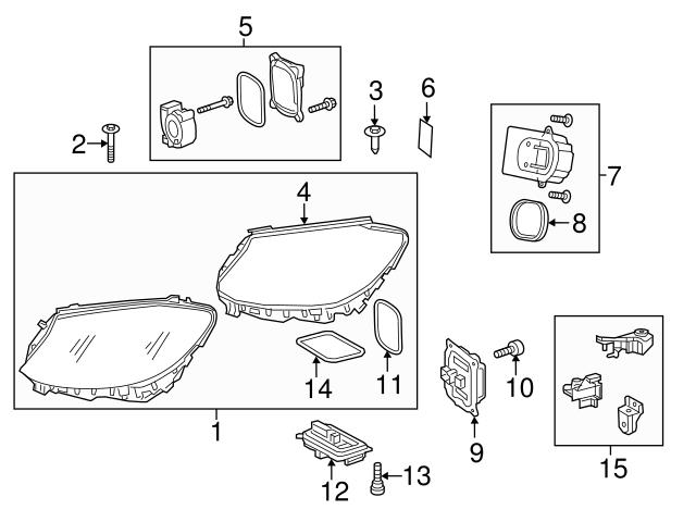 Genuine Mercedes 2058200414 Headlight Bracket; Front Right - Mercedes