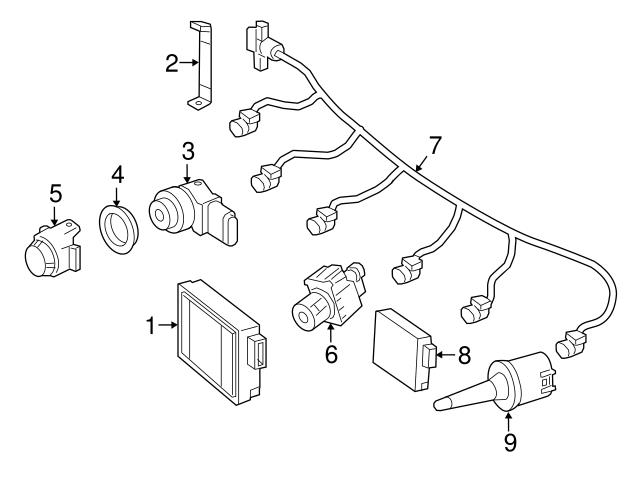 Genuine Mercedes 2058840074 Jack Plug Cover; Rear - Mercedes