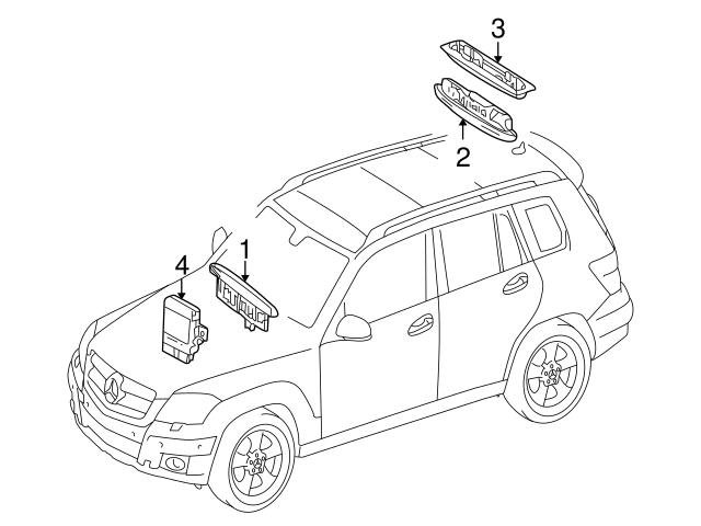Genuine Mercedes 2059001519 Parking Aid Control Module - Mercedes