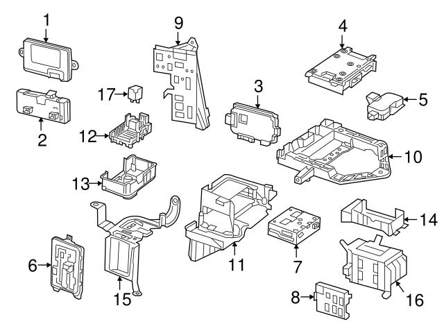 Genuine Mercedes 2059009845 GPS Navigation Control Module - Mercedes ...