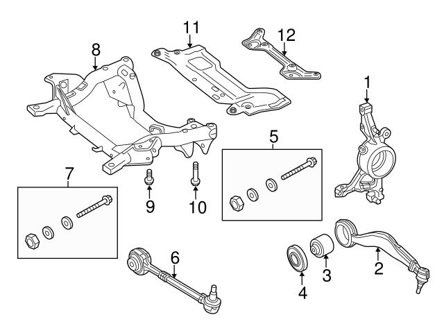 Genuine Mercedes 2073300100 Control Arm; Front Left Upper - Mercedes