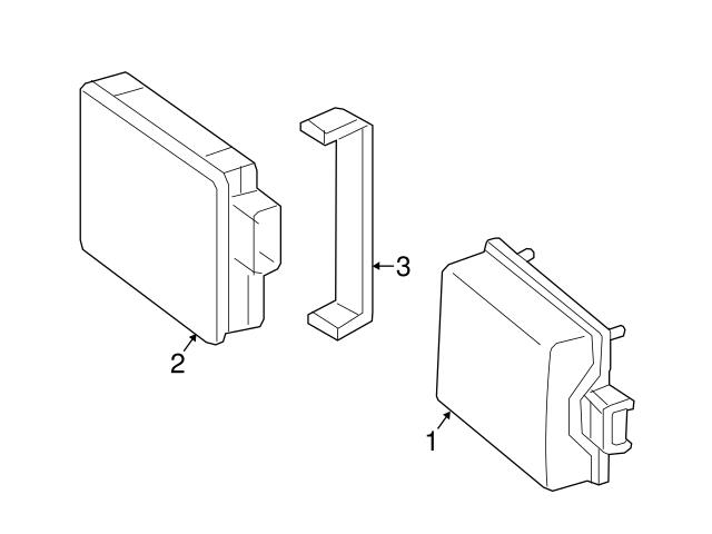 Genuine Mercedes 2079052703 Cruise Control Distance Sensor - Mercedes