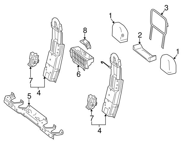 Genuine Mercedes 2079060002 Door Mirror Drive Motor; Left, Right - Mercedes