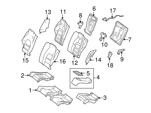 Genuine Mercedes 2079200172 Folding Seat Latch; Rear Right - Mercedes