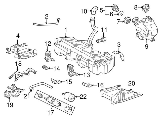 Genuine Mercedes 2084780037 Fuel Pump Shield - Mercedes | 2024780037