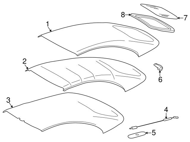 Genuine Mercedes 2087700066 Door Check/Stop; Left, Right - Mercedes