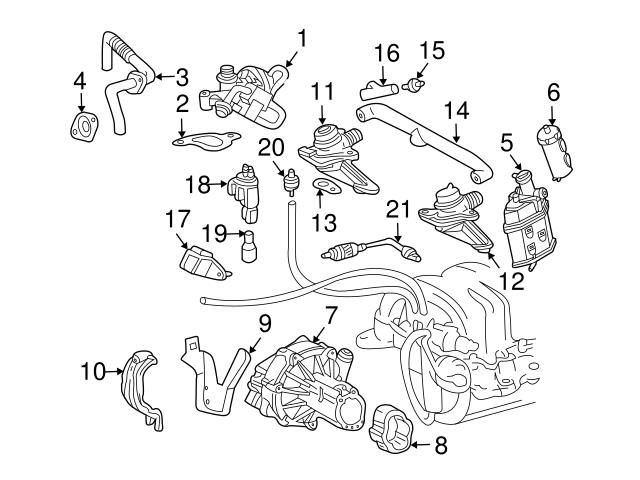 Genuine Mercedes 2094700559 Vapor Canister Filter Seal - Mercedes