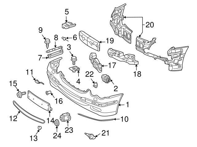 Genuine Mercedes 2098170378 License Plate Bracket; Front - Mercedes