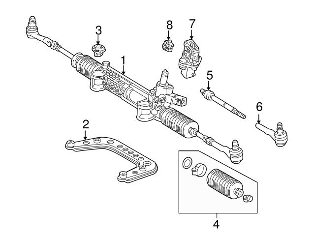 Genuine Mercedes 2104600210 Steering Shaft Universal Joint; Front Lower ...