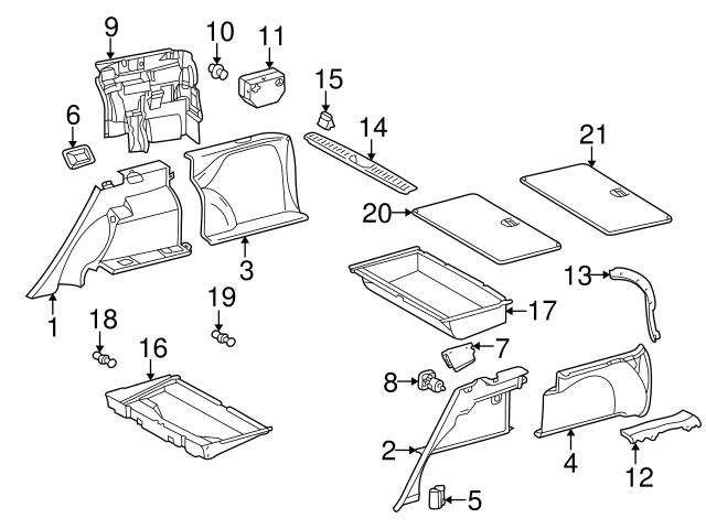 Genuine Mercedes 2108200951 12 Volt Accessory Power Outlet - Mercedes ...
