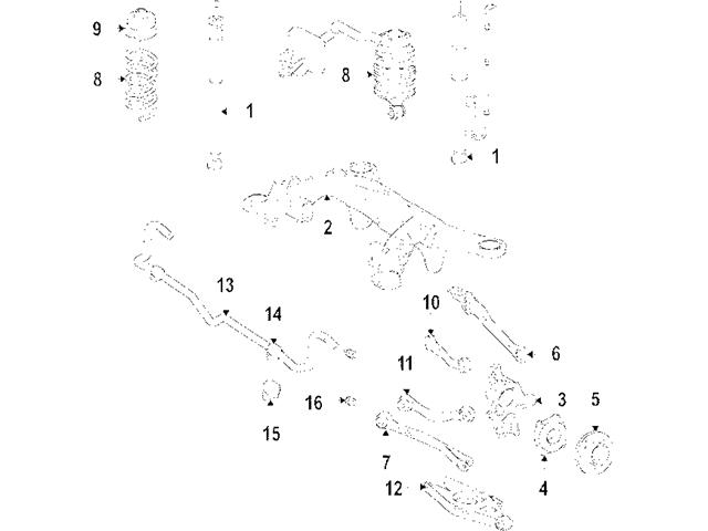 Genuine Mercedes 211325048464 Coil Spring Insulator - Mercedes | 2113250484