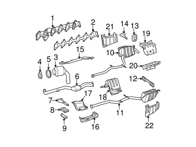 Genuine Mercedes 2114920441 Exhaust Tail Pipe Hanger Bracket Washer ...