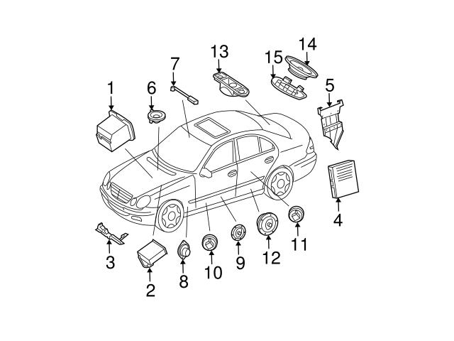 Genuine Mercedes 211870539080 CD Changer - Mercedes | 2118700889 ...