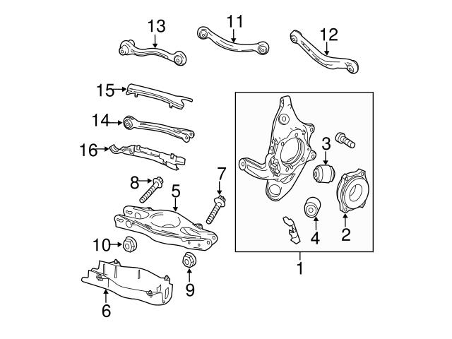 Genuine Mercedes 2123500406 Control Arm; Left, Right - Mercedes ...