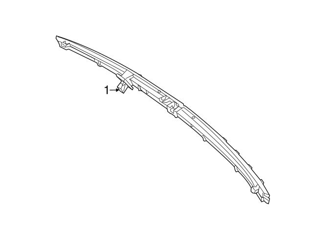 Genuine Mercedes 2128200156 Center High Mount Stop Light; Rear - Mercedes