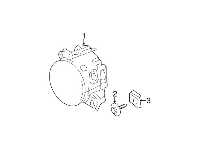 Genuine Mercedes 2128200356 Fog/Cornering Light Assembly; Front Left ...