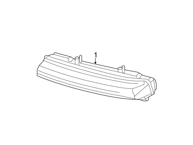 Genuine Mercedes 2128204959 Daytime Running Light; Front Left ...